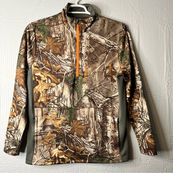 Nomad | Sweaters | Nomad Realtree Camo 4 Zip Pullover With Zip Pockets ...